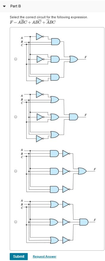 Solved P 7.32 Part A Select the correct circuit for the | Chegg.com