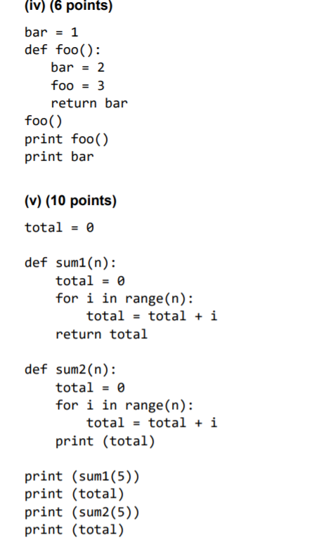Solved 3. (25 points) Execute each of the following code | Chegg.com