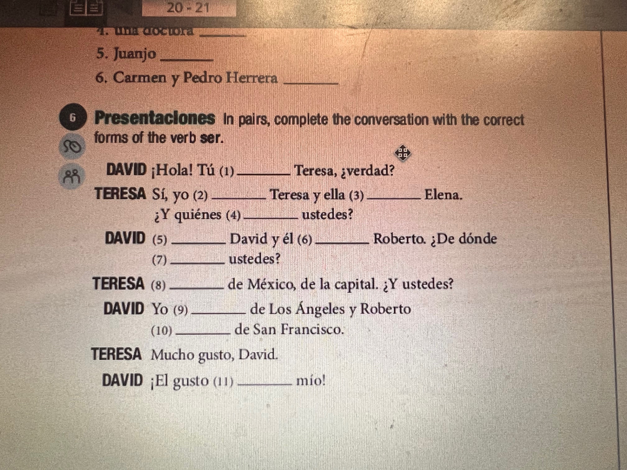 JuanjoCarmen y Pedro HerreraPresentaclones In pairs, | Chegg.com