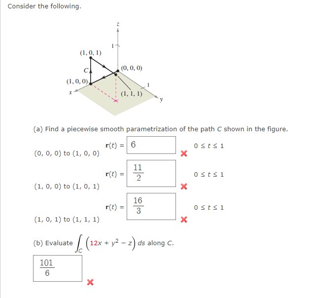 Solved Consider the following. (a) Find a piecewise smooth | Chegg.com