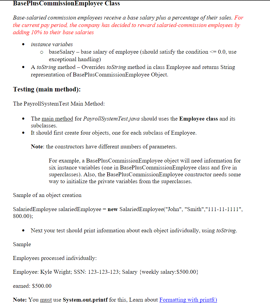 Solved The Payable Interface An interface declares one or | Chegg.com