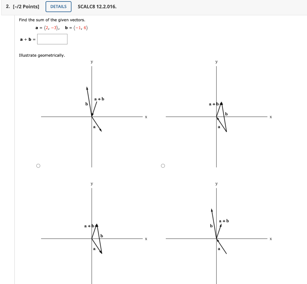 Solved 1. [-12 Points] DETAILS SCALC8 12.2.015. Find the sum | Chegg.com
