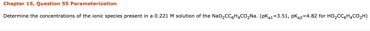 Solved Chapter 15, Question 55 Parameterization Determine | Chegg.com