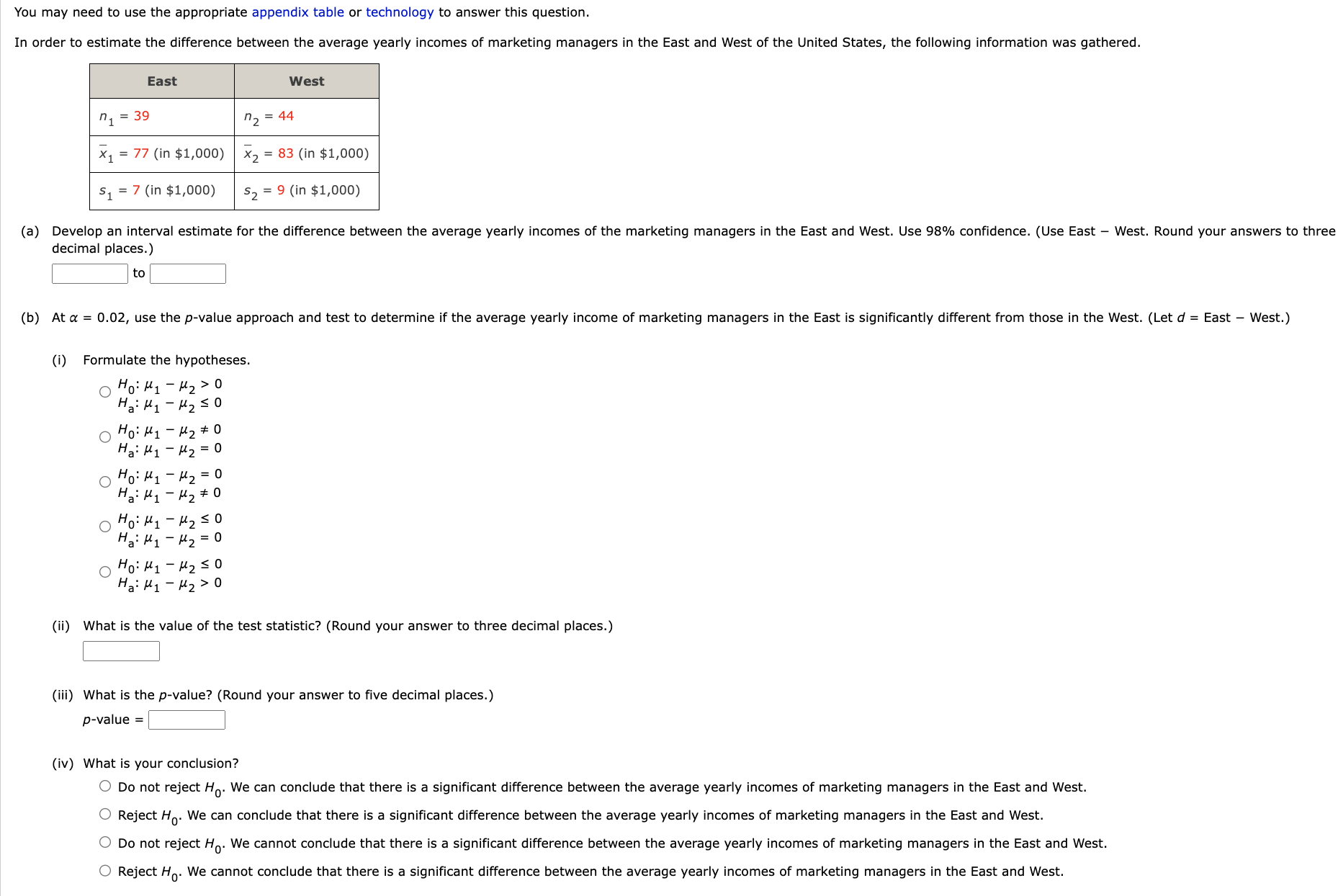 Solved 15. You may need to use the appropriate appendix | Chegg.com