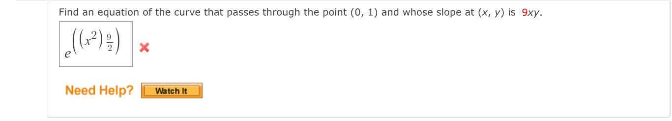 Solved Find an equation of the curve that passes through the | Chegg.com