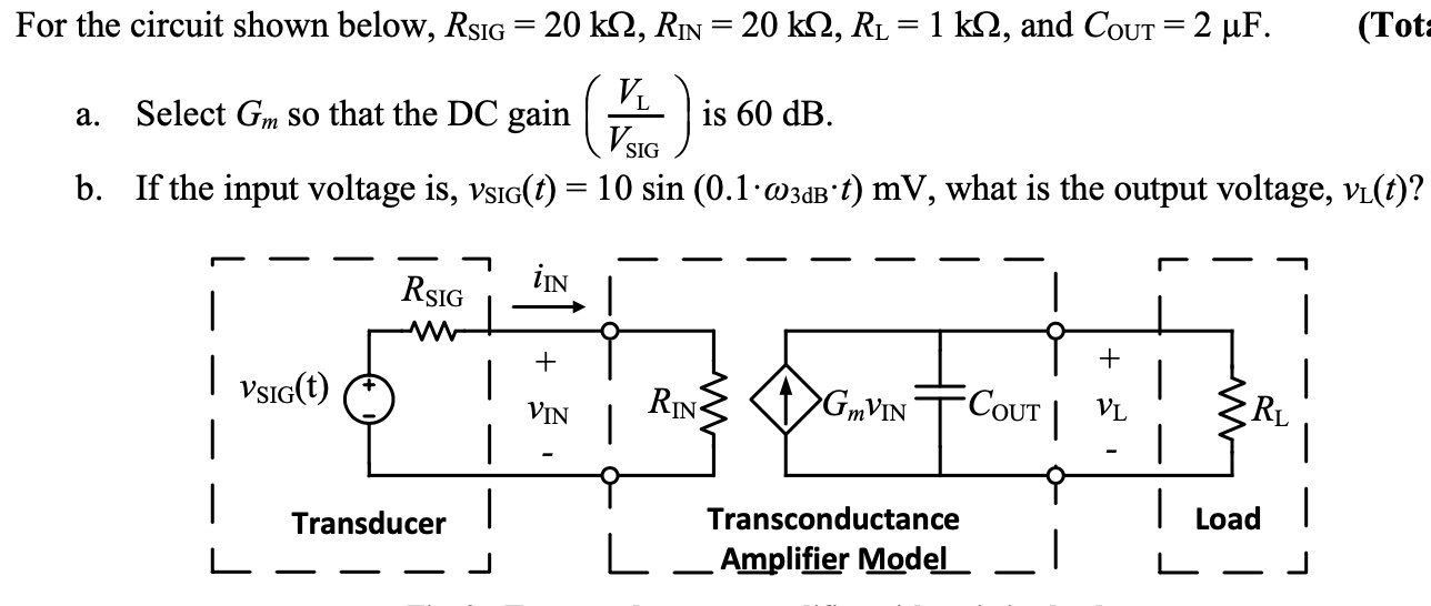 Solved For the circuit shown below, | Chegg.com