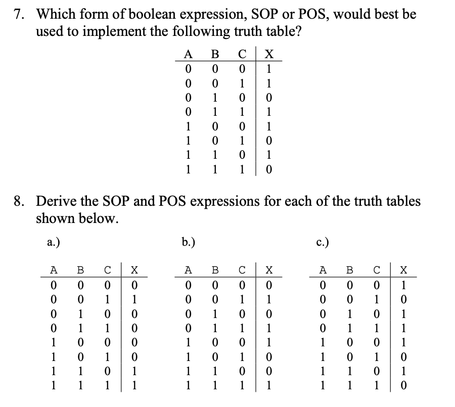 Solved 6. Put the following boolean expression into the | Chegg.com