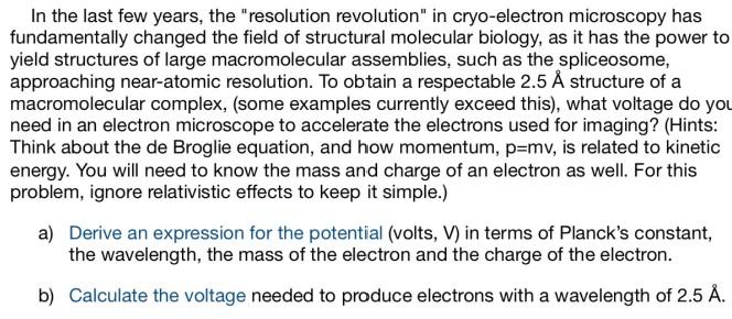 Solved In the last few years, the "resolution revolution" in | Chegg.com