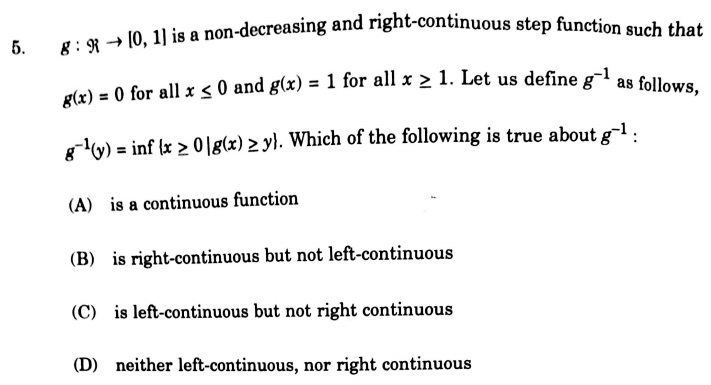 Solved 5. 8: R+ (0, 1) is a non-decreasing and | Chegg.com