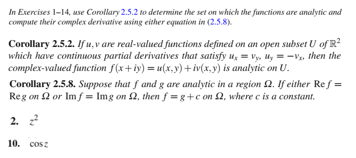 Solved In Exercises 1-14, use Corollary 2.5.2 to determine | Chegg.com Solved In Exercises 1-14, use Corollary 2.5.2 to determine | Chegg.com