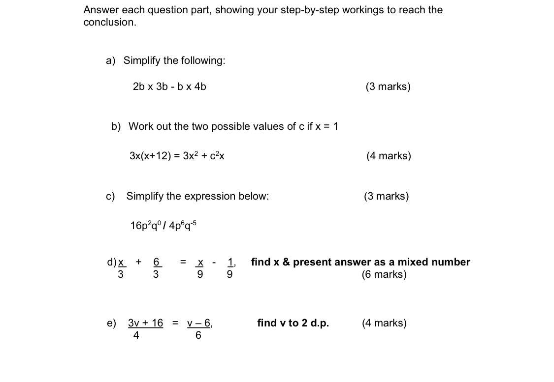 Solved Answer each question part, showing your step-by-step | Chegg.com