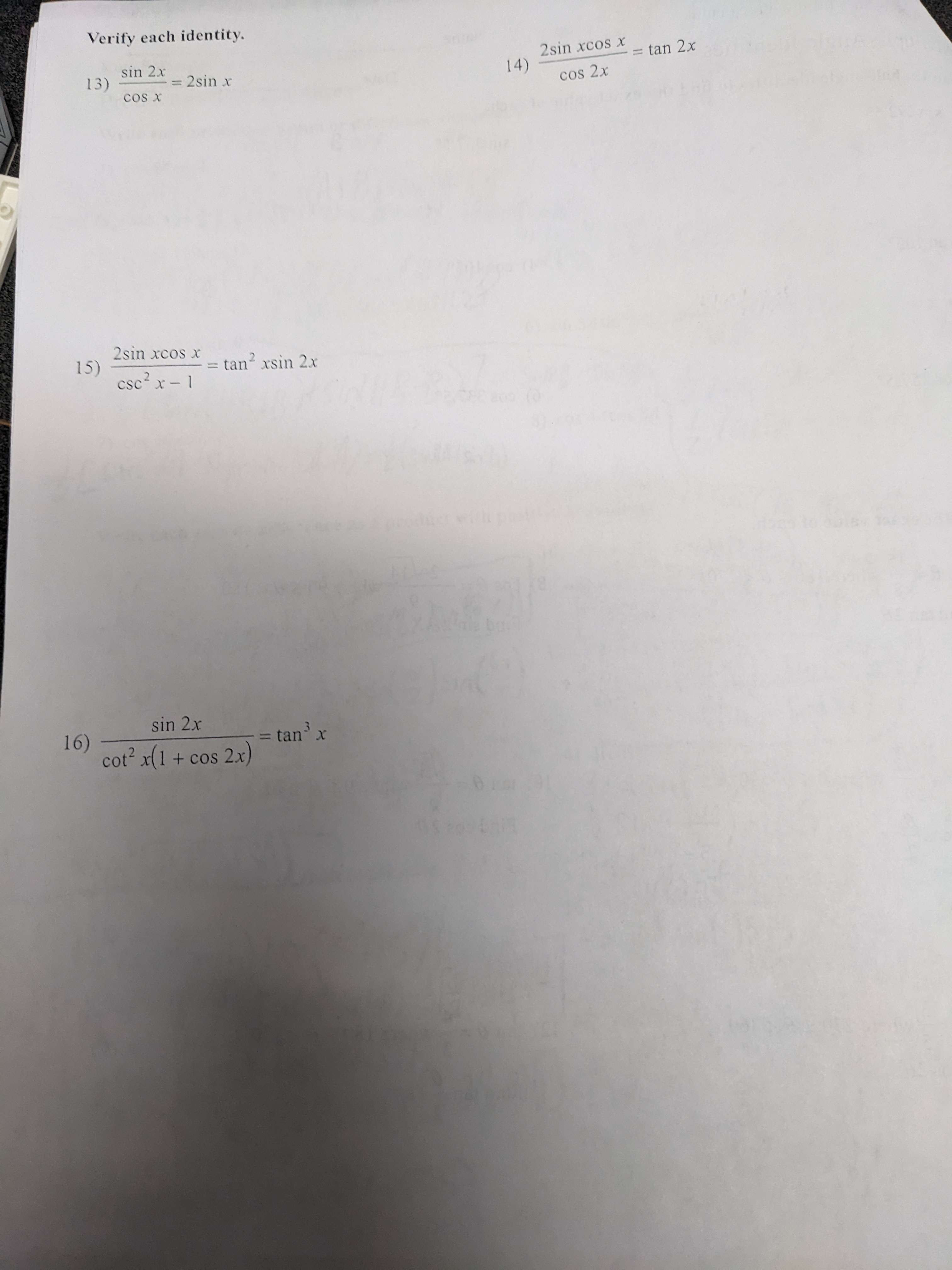 Solved help with 13-16 ﻿pls ty | Chegg.com