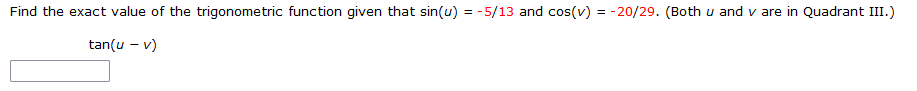 Solved Find the exact value of the trigonometric function | Chegg.com