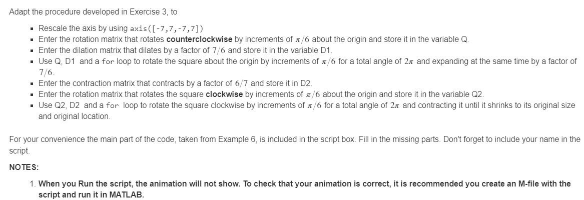 Solved Adapt the procedure developed in Exercise 3, to • | Chegg.com