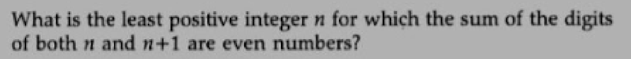 Solved What is the least positive integer n for which the | Chegg.com