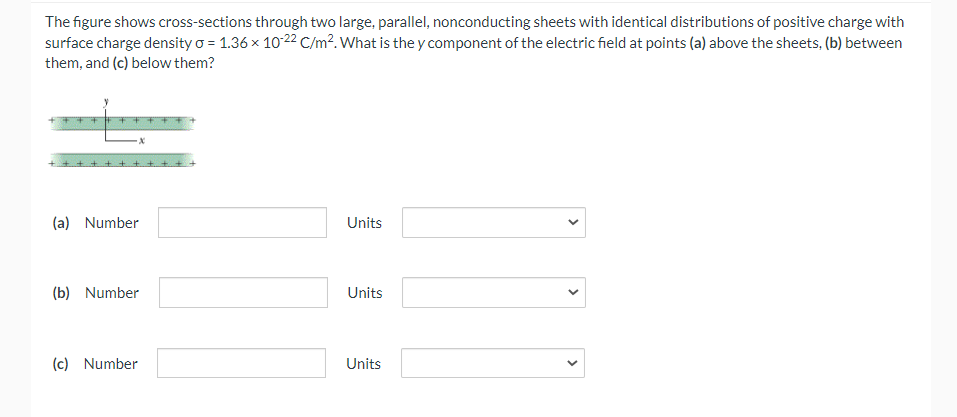 Solved The figure shows cross-sections through two large, | Chegg.com