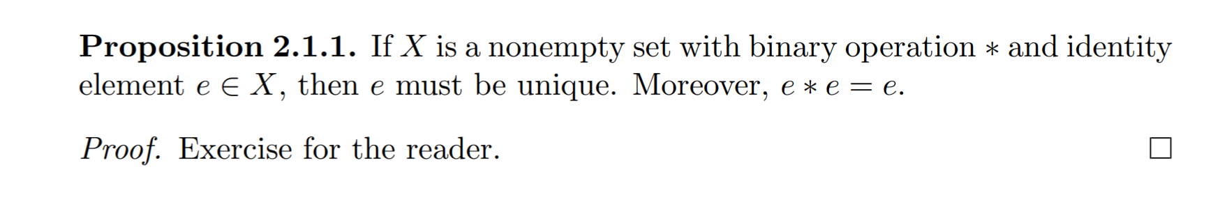 Solved Proposition 211 If X Is A Nonempty Set With Binary 