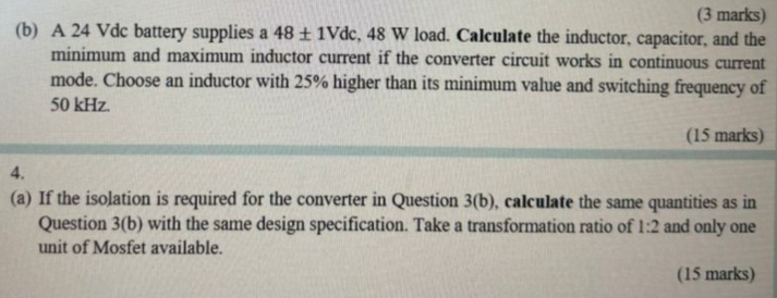 Solved ===============SOLVE Q4 ﻿A!!!========== ﻿A 24 ﻿Vdc | Chegg.com