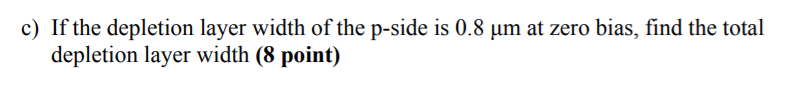 Solved A certain PN junction has a linearly graded junction | Chegg.com