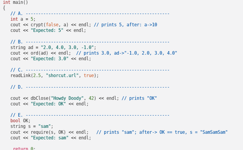 Solved PE04 - Functions and Prototypes For this exam, you'll | Chegg.com