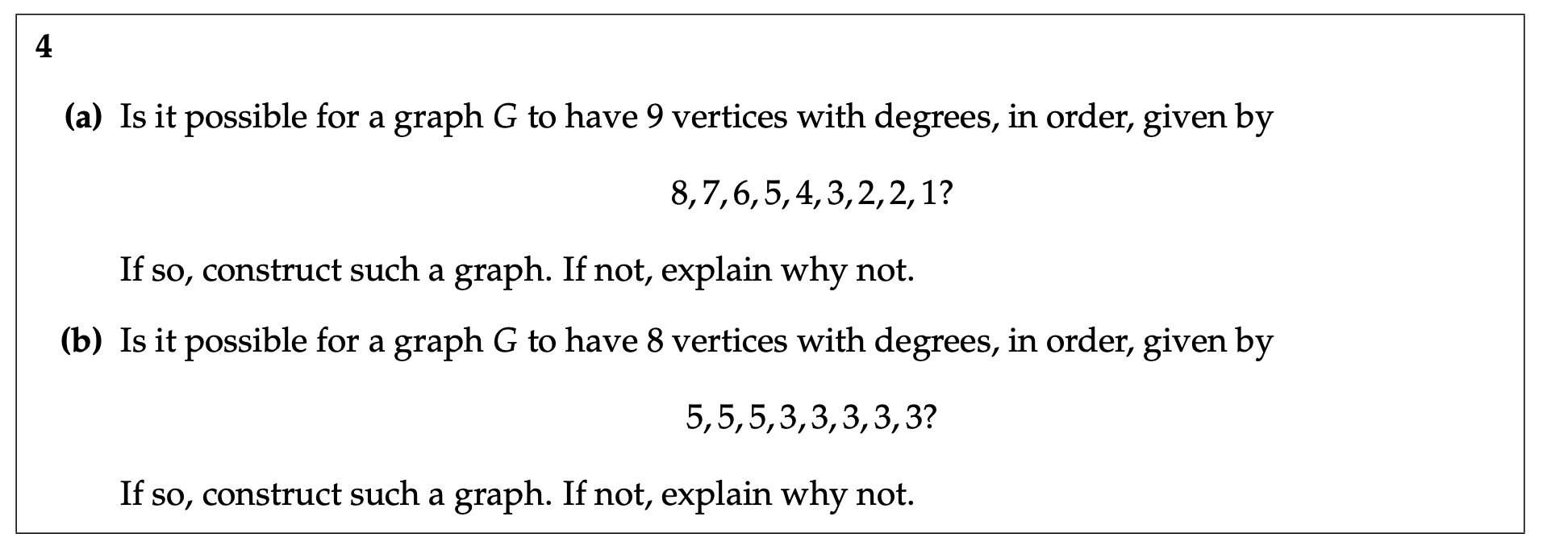 Solved graph theory (the question is not referring to a | Chegg.com