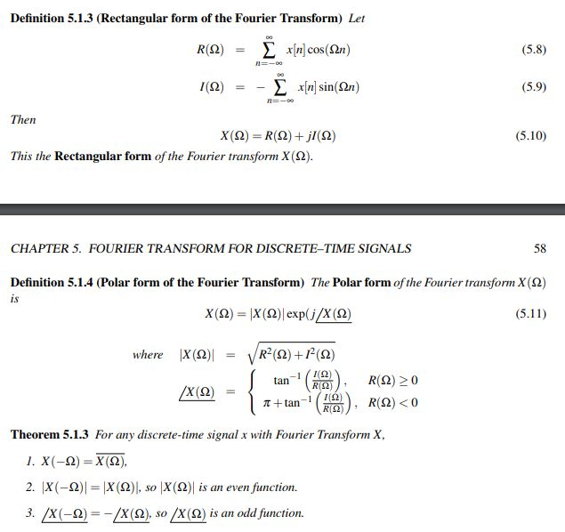 Solved The Dtft And The Dft In This Assignment You Will 