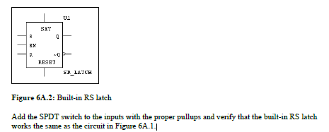 Solved Use Multisim and a SPDT switch to have it toggle Q | Chegg.com