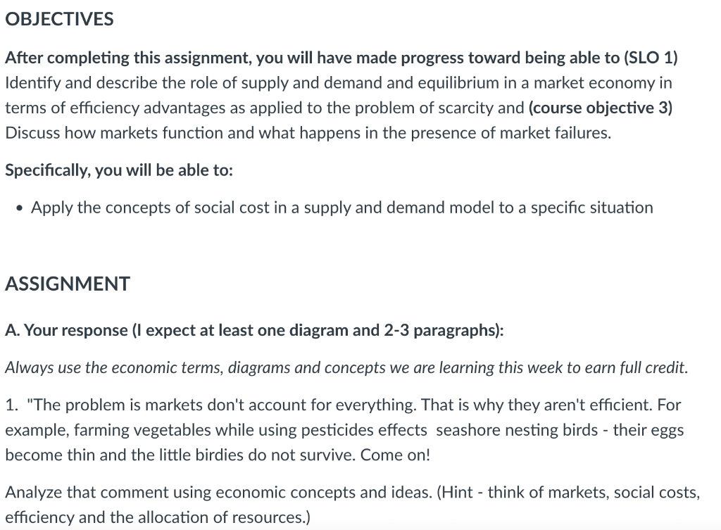 Solved OBJECTIVES After completing this assignment, you will | Chegg.com