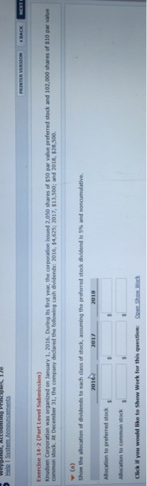 Solved Exercise 14-2 (Part Level Submission) Knudsen | Chegg.com