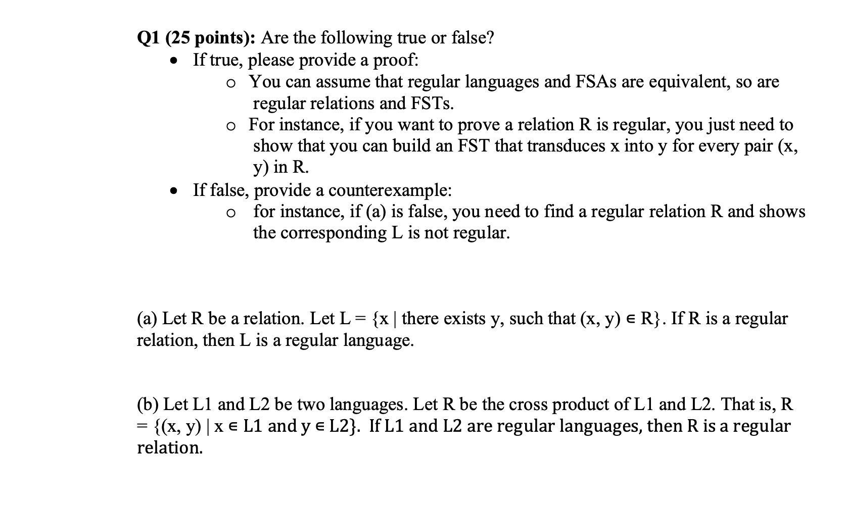 Automata Theory and proofs A and B are in the | Chegg.com