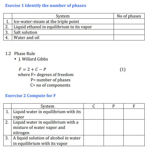 Solved Execise 1 Identify the number of phases No of phases | Chegg.com