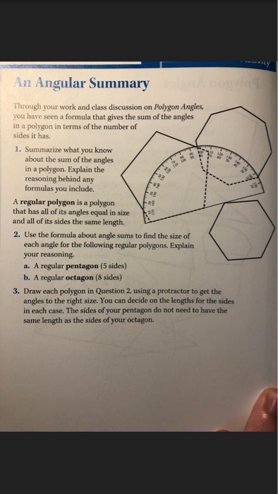 Solved An Angular Summary Through your work and class | Chegg.com