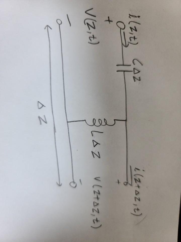 Solved Picture is lossless Lumped Element model 1. Use KVL, | Chegg.com