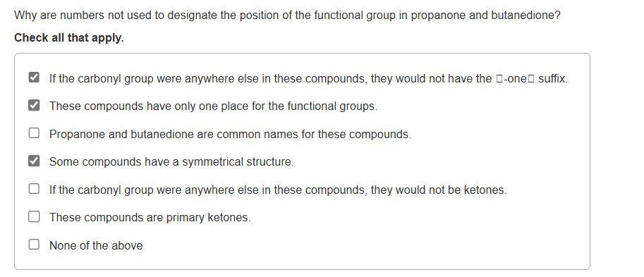 Solved Why are numbers not used to designate the position of | Chegg.com