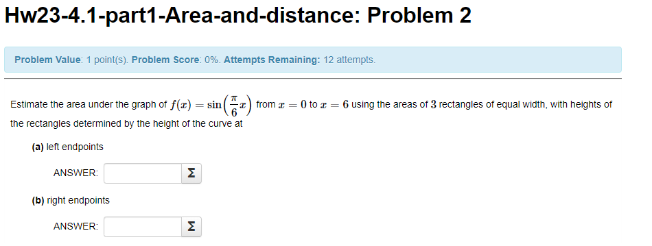 Solved Hw23-4.1-part1-Area-and-distance: Problem 2 Problem | Chegg.com