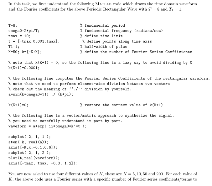 Solved A Periodic Rectangular Wave with fundamental period T | Chegg.com
