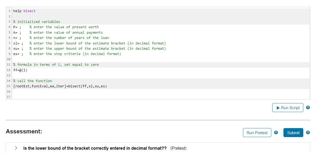 Solved Bisection Method Finding The Implicit Solution For