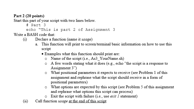 Solved Part 2 (20 points) Start this part of your script | Chegg.com