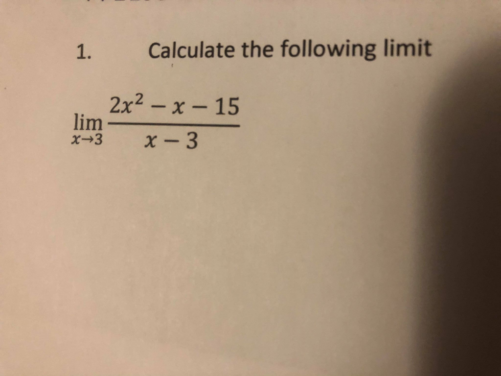 Solved Calculate the following limit x² – 25 x→5 x - 5 li | Chegg.com