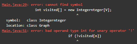 Solved I have 2 errors with my java code what is the fix for | Chegg.com