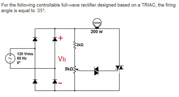 Solved Find the Firing Angle. What is the relationship | Chegg.com