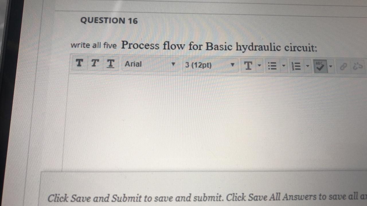 Solved QUESTION 16 write all five Process flow for Basic | Chegg.com