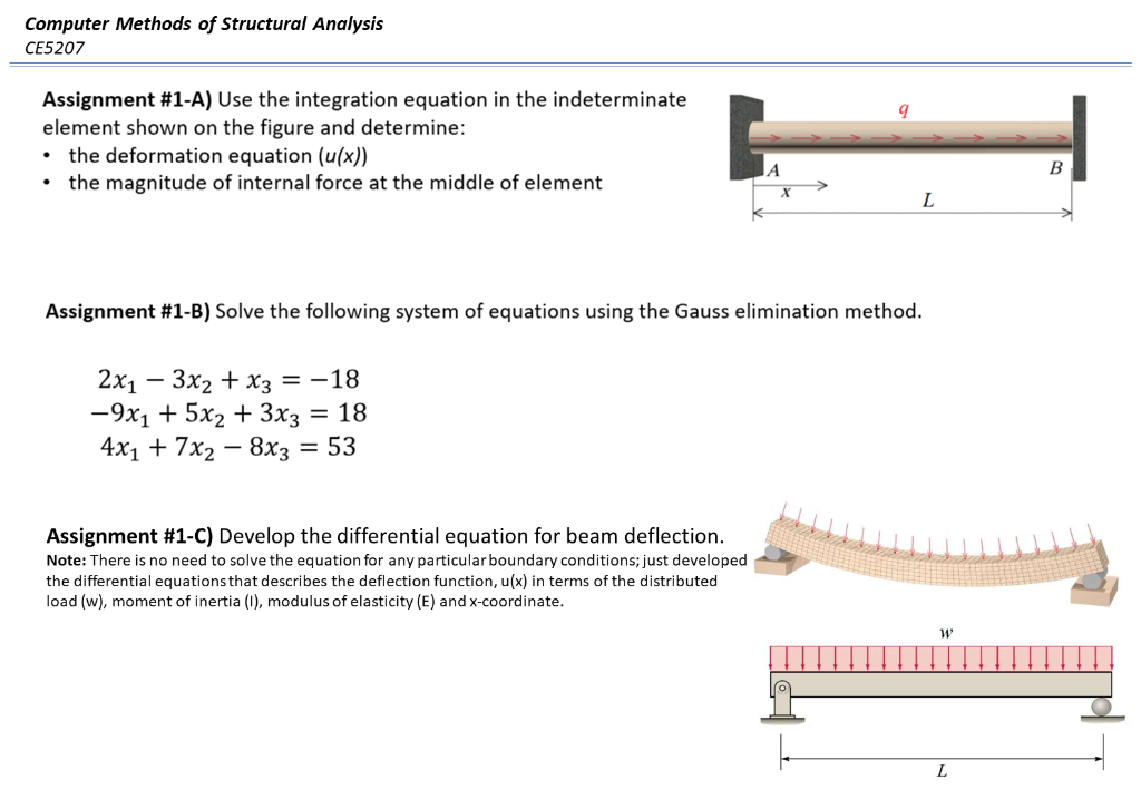 Solved Assignment #1-A) Use the integration equation in the | Chegg.com