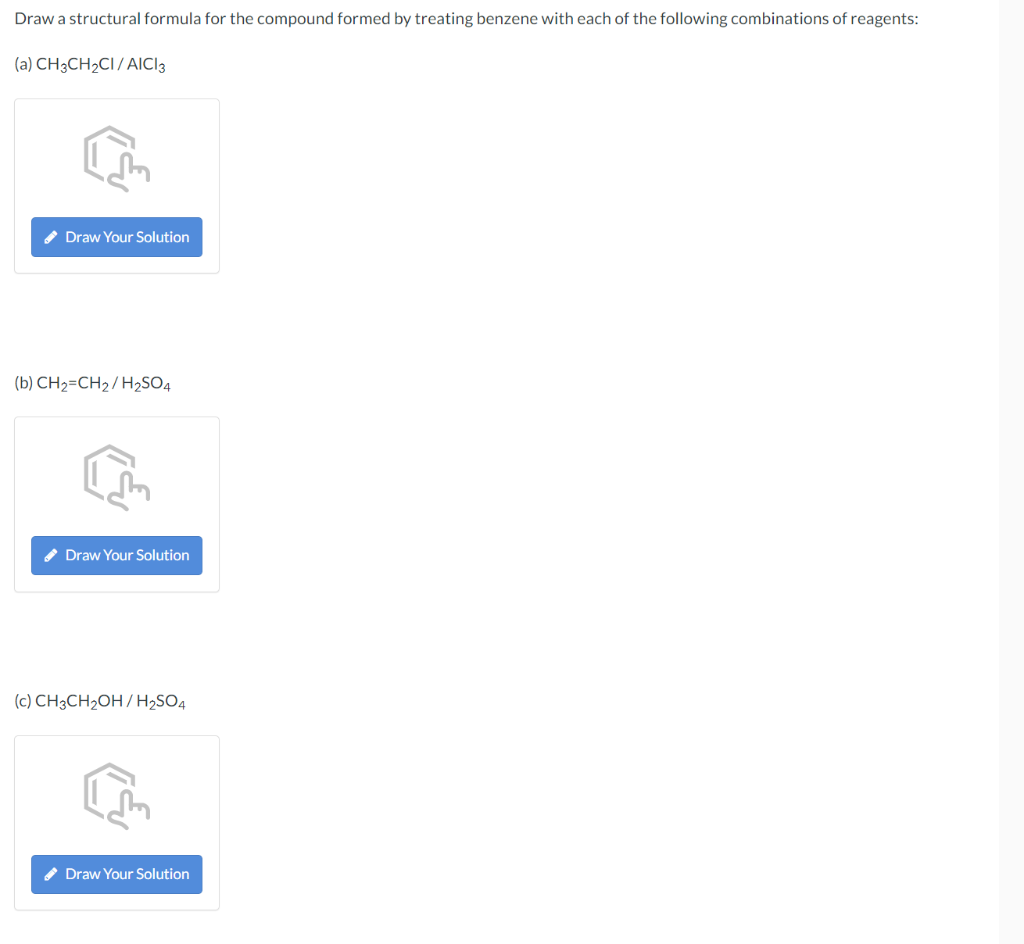 [Solved]: Draw the solutions A. B. ( mathrm{H