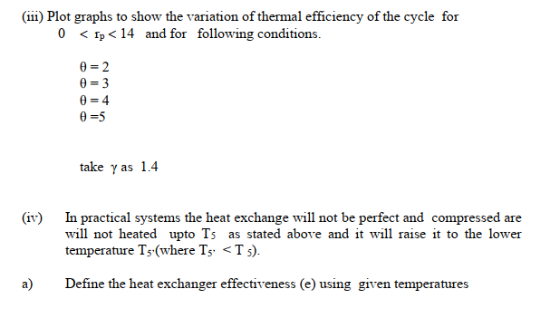 Solved (iii) Plot graphs to show the variation of thermal | Chegg.com