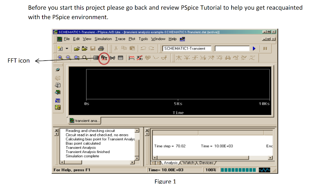 Solved Fourier Analysis can be performed in PSpice as part | Chegg.com