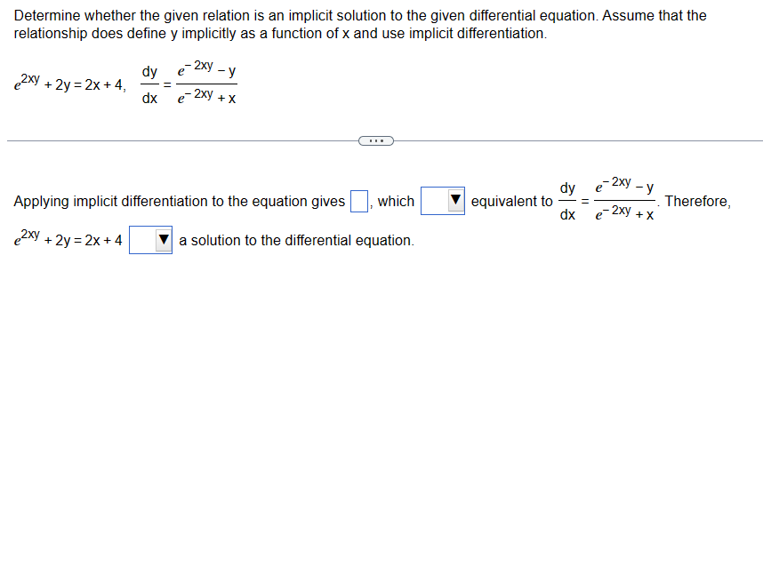 Solved Determine Whether The Given Relation Is An Implicit 2077