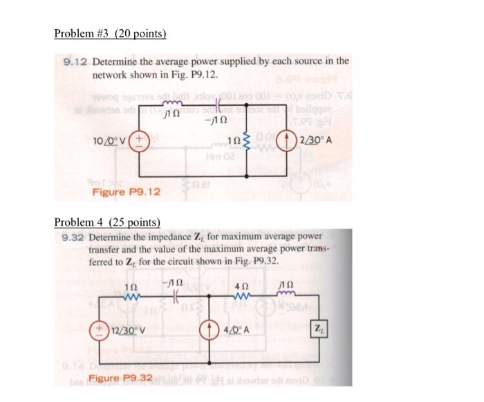 Solved Problem #3 (20 points) 9.12 Determine the average | Chegg.com