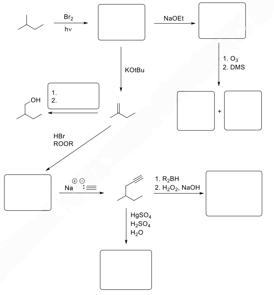 Solved Find the correct reagents or compound structures. | Chegg.com
