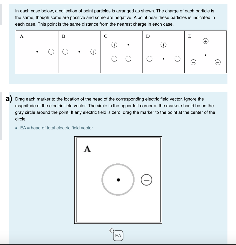 Solved In each case below, a collection of point particles | Chegg.com